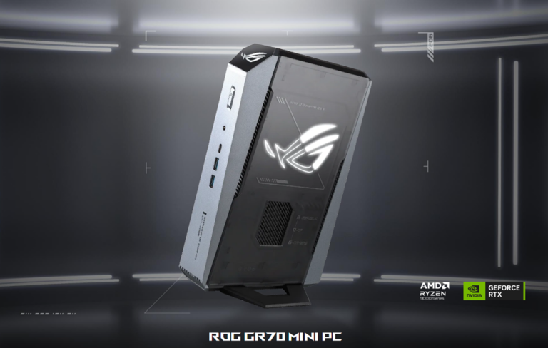 ASUS ROG GR70 is a gaming mini PC with Ryzen 9 and RTX 5070 graphics
