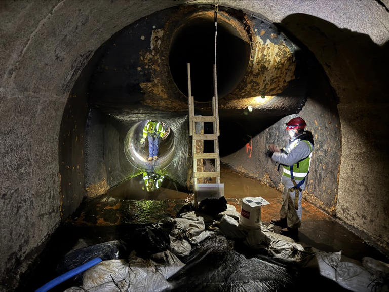 Waterbury Dam flood gates repaired as work continues