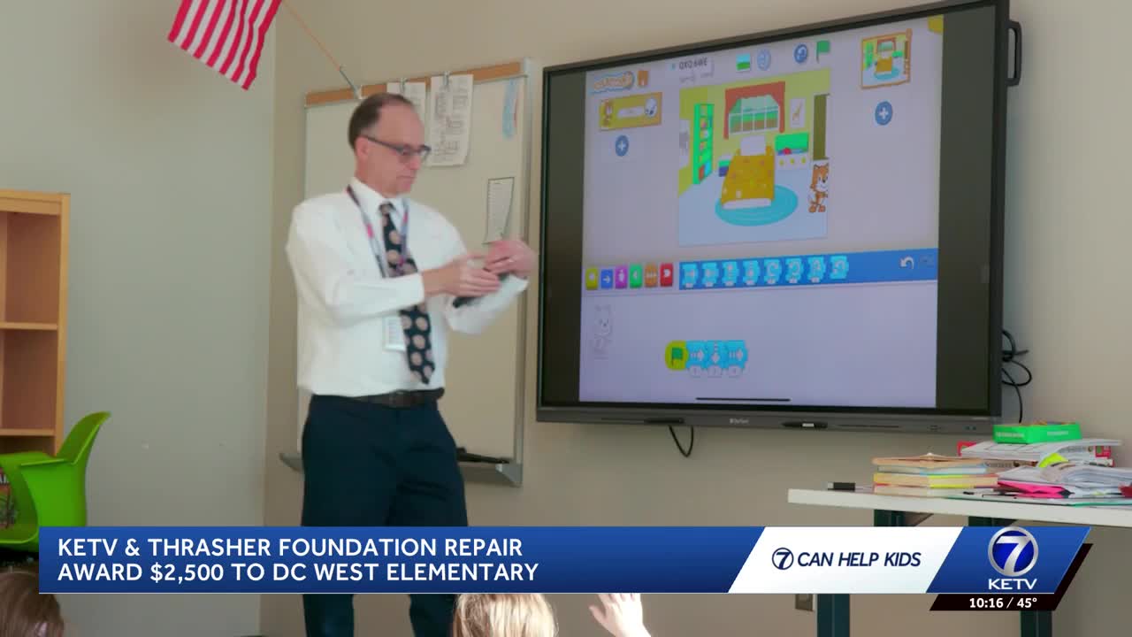 KETV and Thrasher Foundation select DC West as Cash in for Schools winner