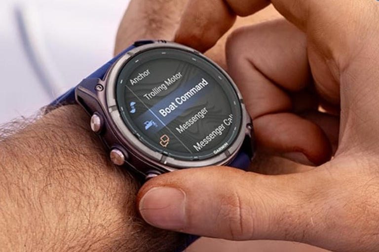Garmin unveils Quatix 8 Pro marine smartwatch with 80km offshore ...