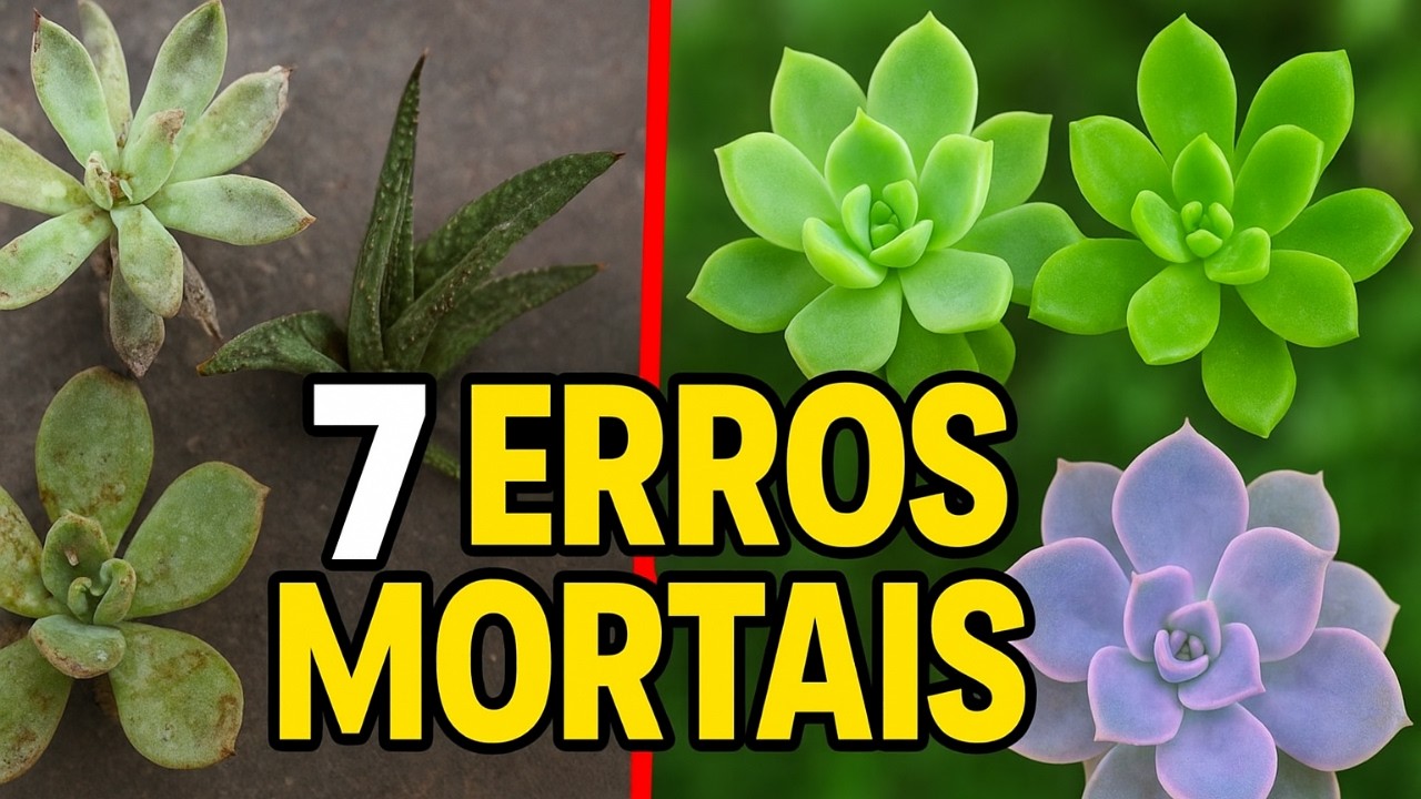 7 erros fatais de iniciantes com suculentas