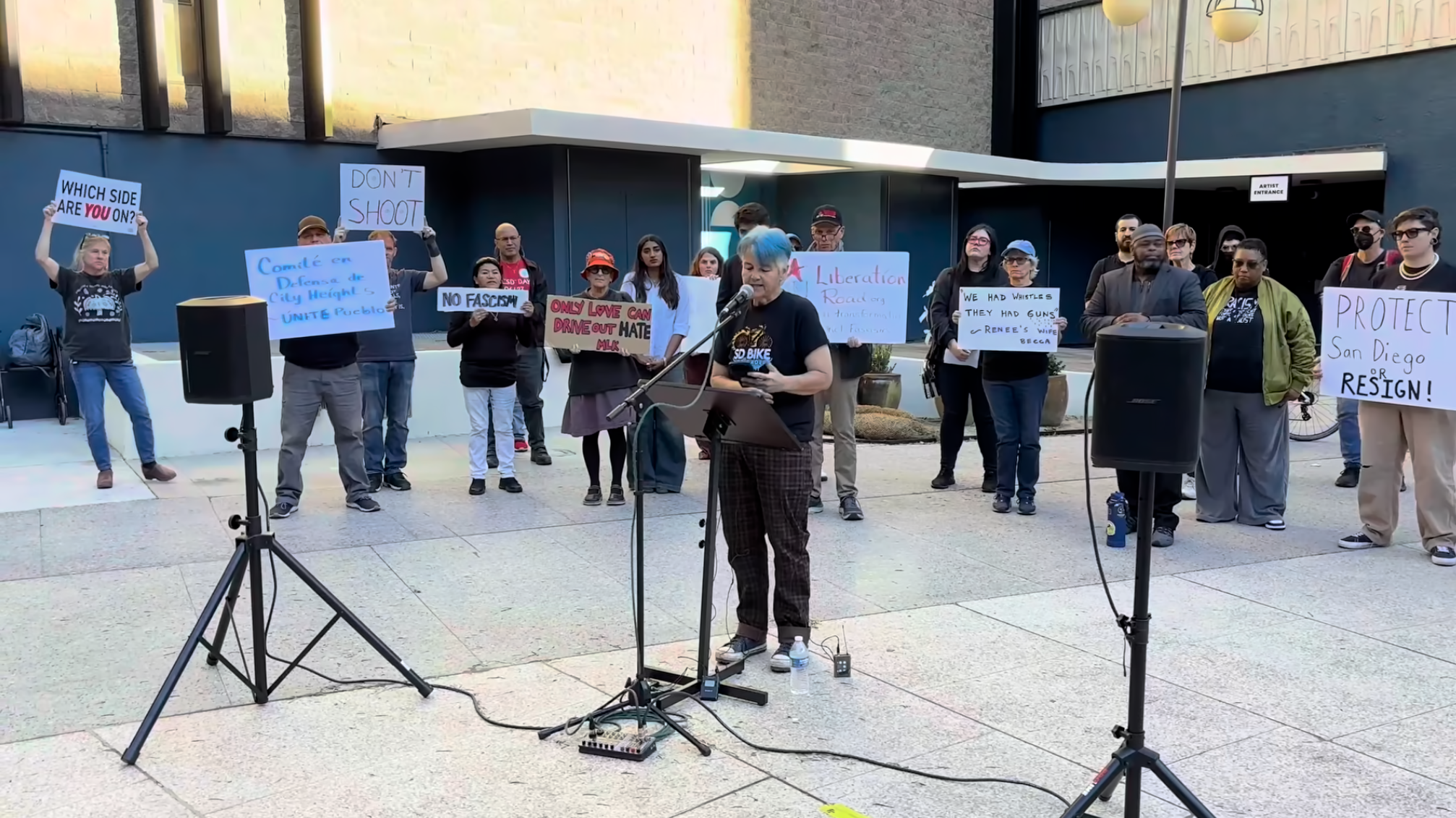 Community activists call for SDPD to police ICE operations