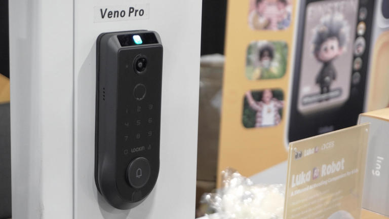 I saw a smart lock at CES that solves the battery problem in a clever way