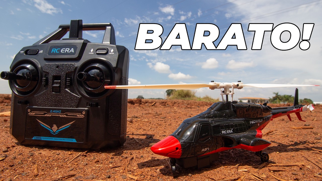 Comprei o melhor helicóptero RC para iniciar no hobby