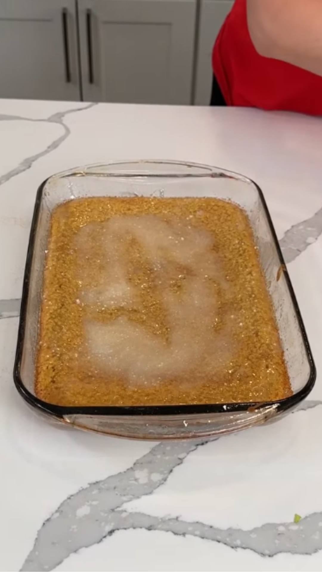 A practical cake baking method