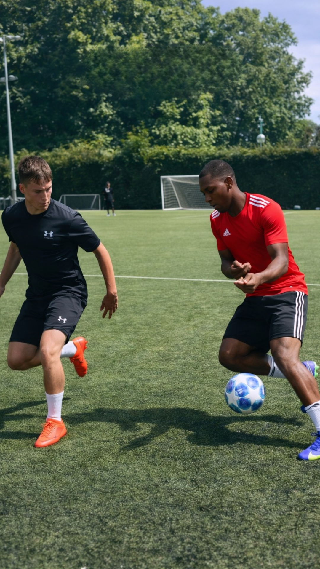 Soccer skill to cut inside and beat defenders