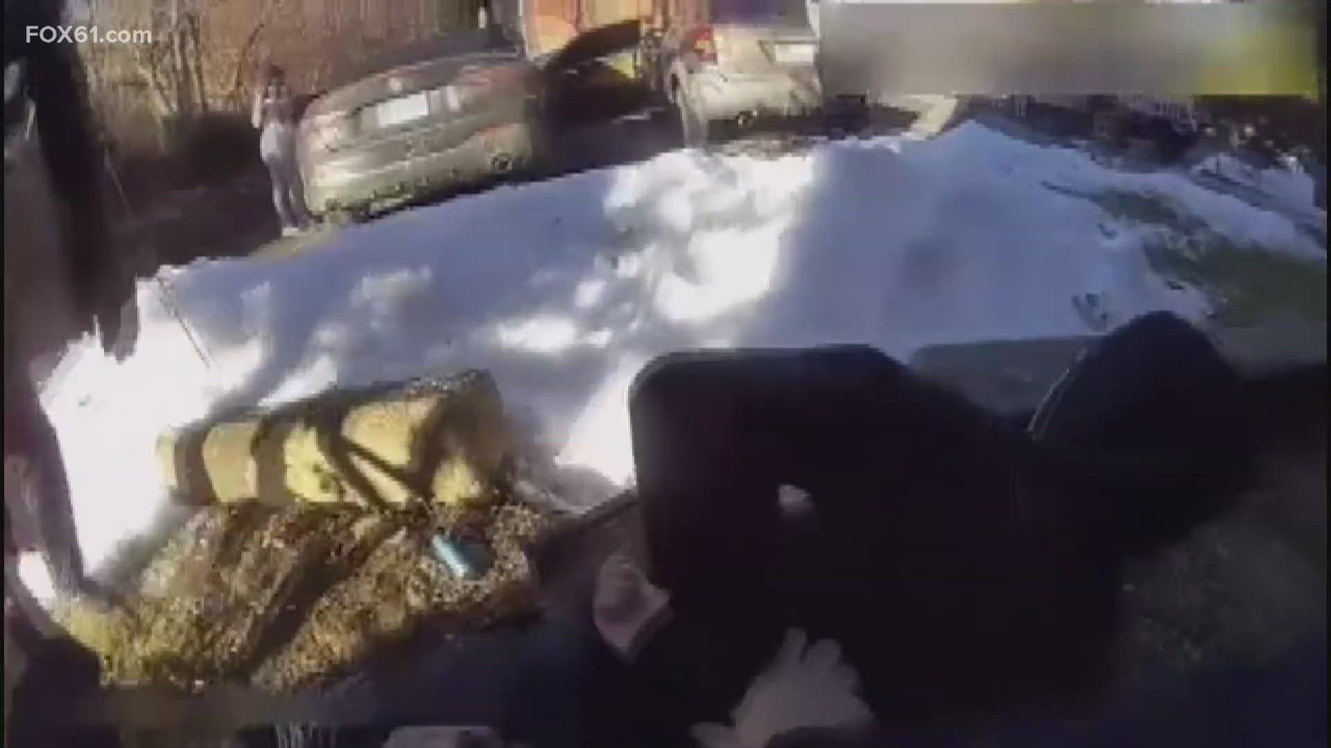 Waterbury traffic stop of allegedly stolen BMW turns into foot pursuit