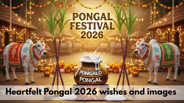 Happy Pongal 2026: Top wishes, messages, and images in English, Tamil ...