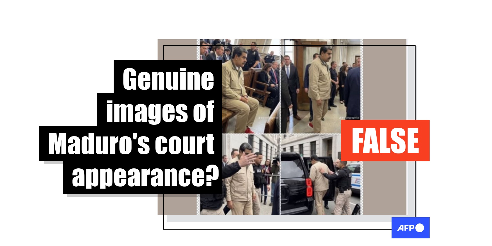 AI-generated pictures of Venezuelan leader's first court hearing ...