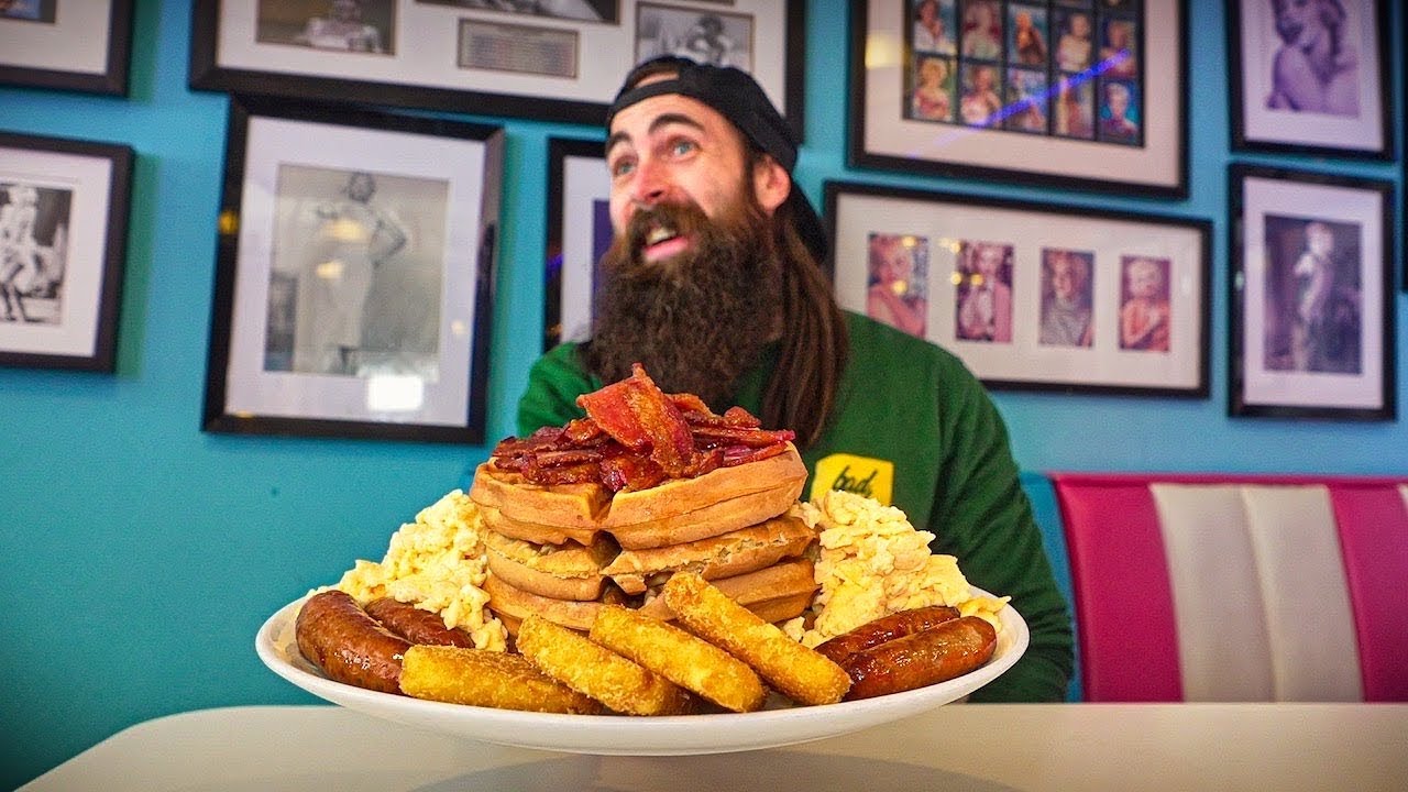 Grumpy’s waffle challenge has never been defeated | BeardMeatsFood