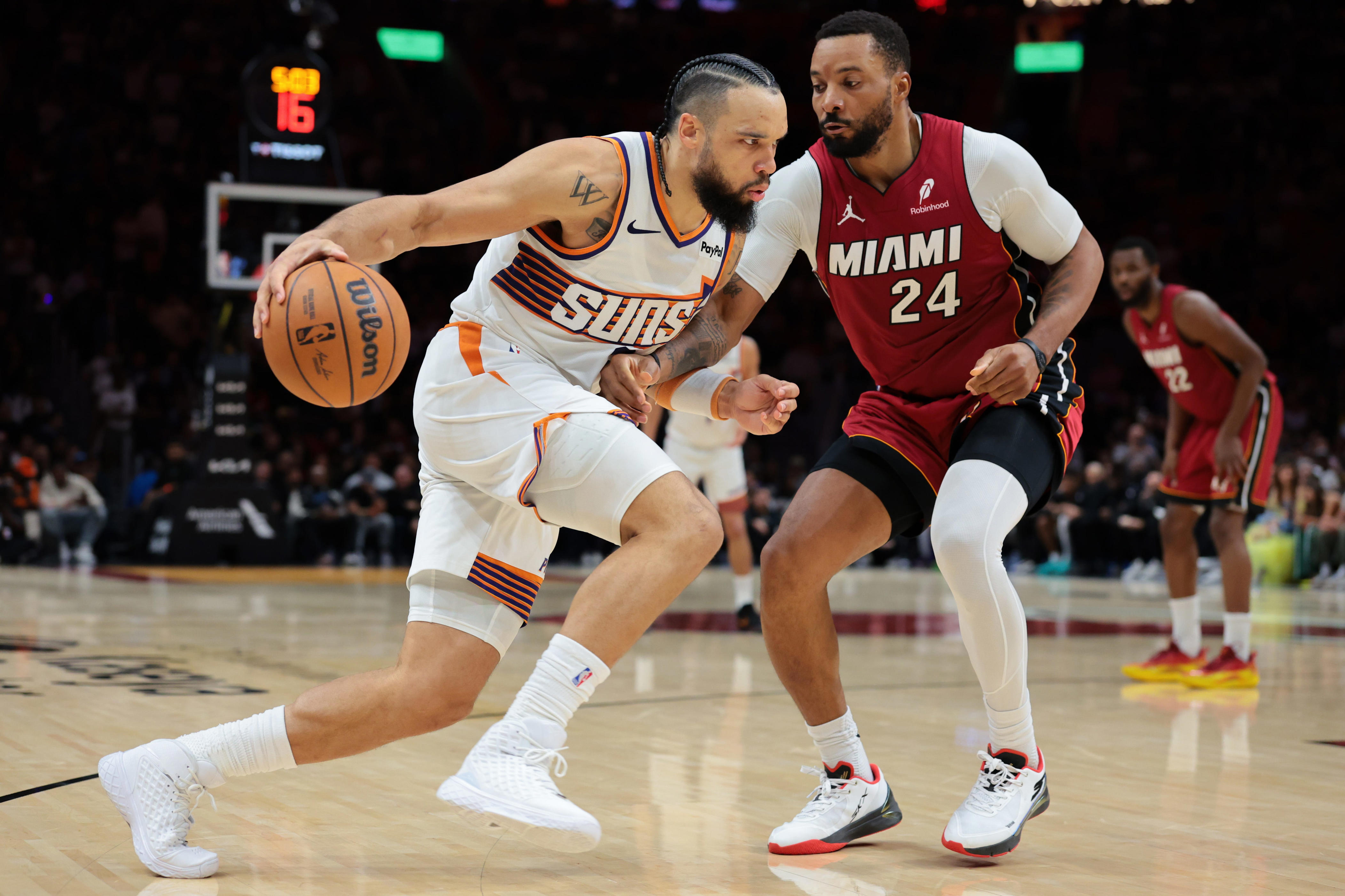 Suns-Heat live updates. Dillon Brooks vs. Norman Powell, part 2