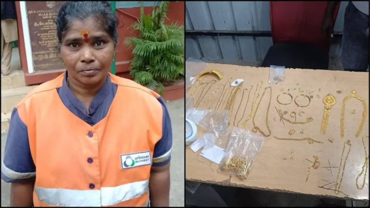 Chennai sanitation worker found Rs 45 lakh worth gold while cleaning ...