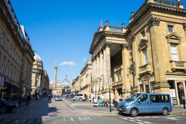 'Harmonious' North East street with Georgian-style architecture among ...