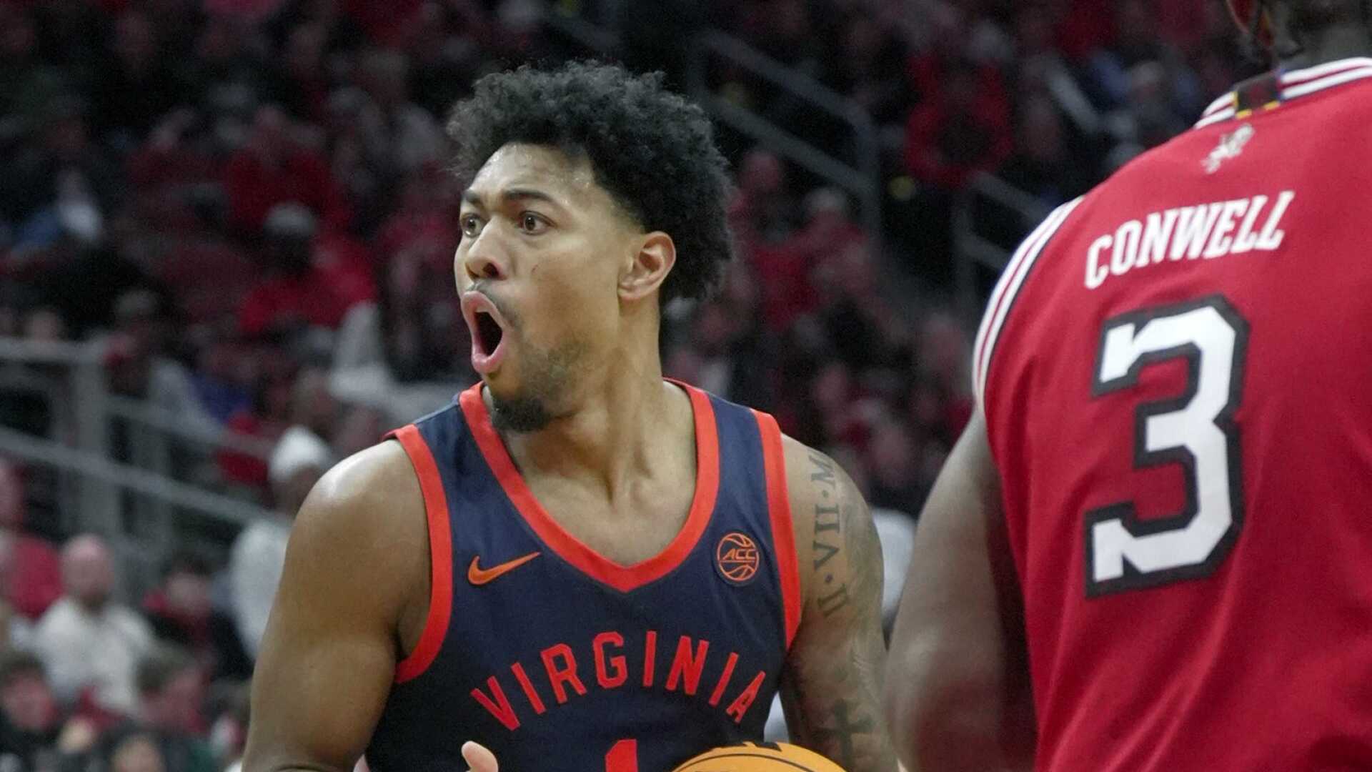 Malik Thomas scores 19 points as No. 16 Virginia beats No. 20 ...