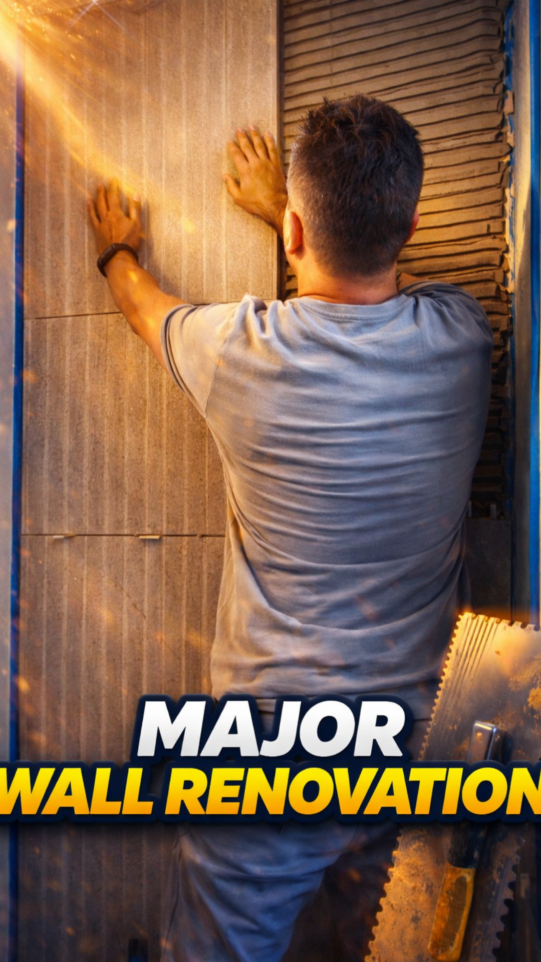 Replacing the wall was long overdue