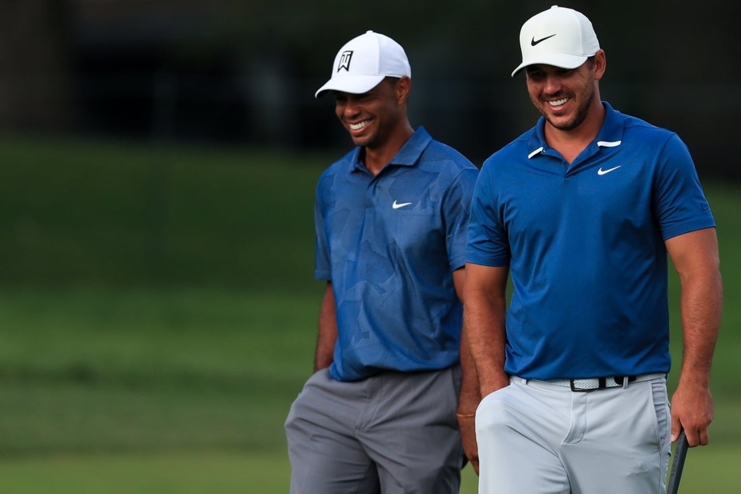 Tigers Woods, back on course, helped shape Brooks Koepka's PGA Tour return