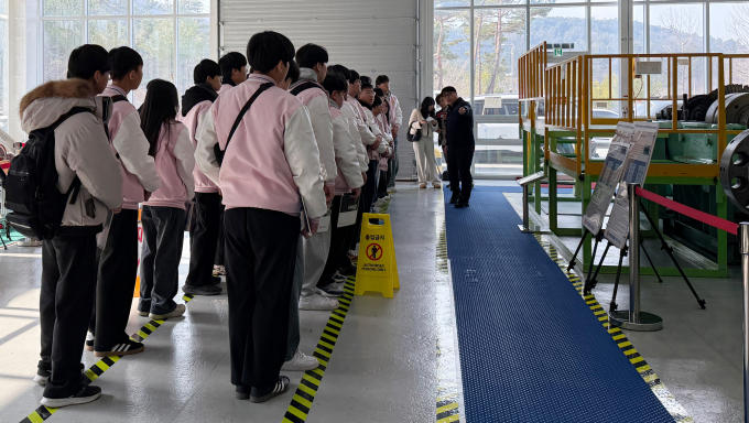 기술꿈나무들 한전KPS서 첨단 전력설비 현장 견학