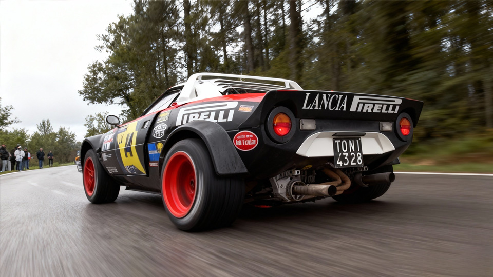 Lancia Stratos HF: ikonický zvuk motoru ve vysokých otáčkách