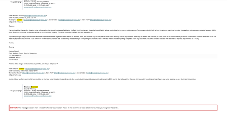 Taxpayer dollars and trust in question as county supervisor in Iowa ...