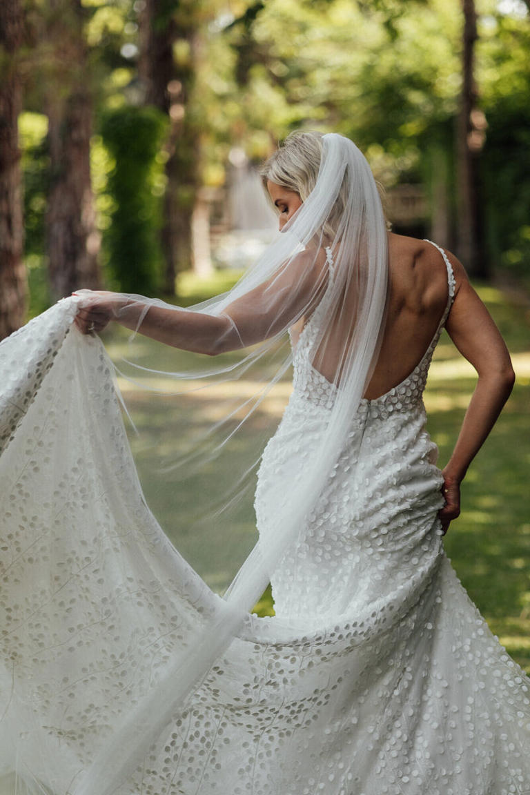 My wedding day with Ciara Revins: My sister is a hairdresser so she ...