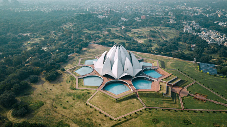 In India, this lotus-shaped temple is an architectural marvel that must ...