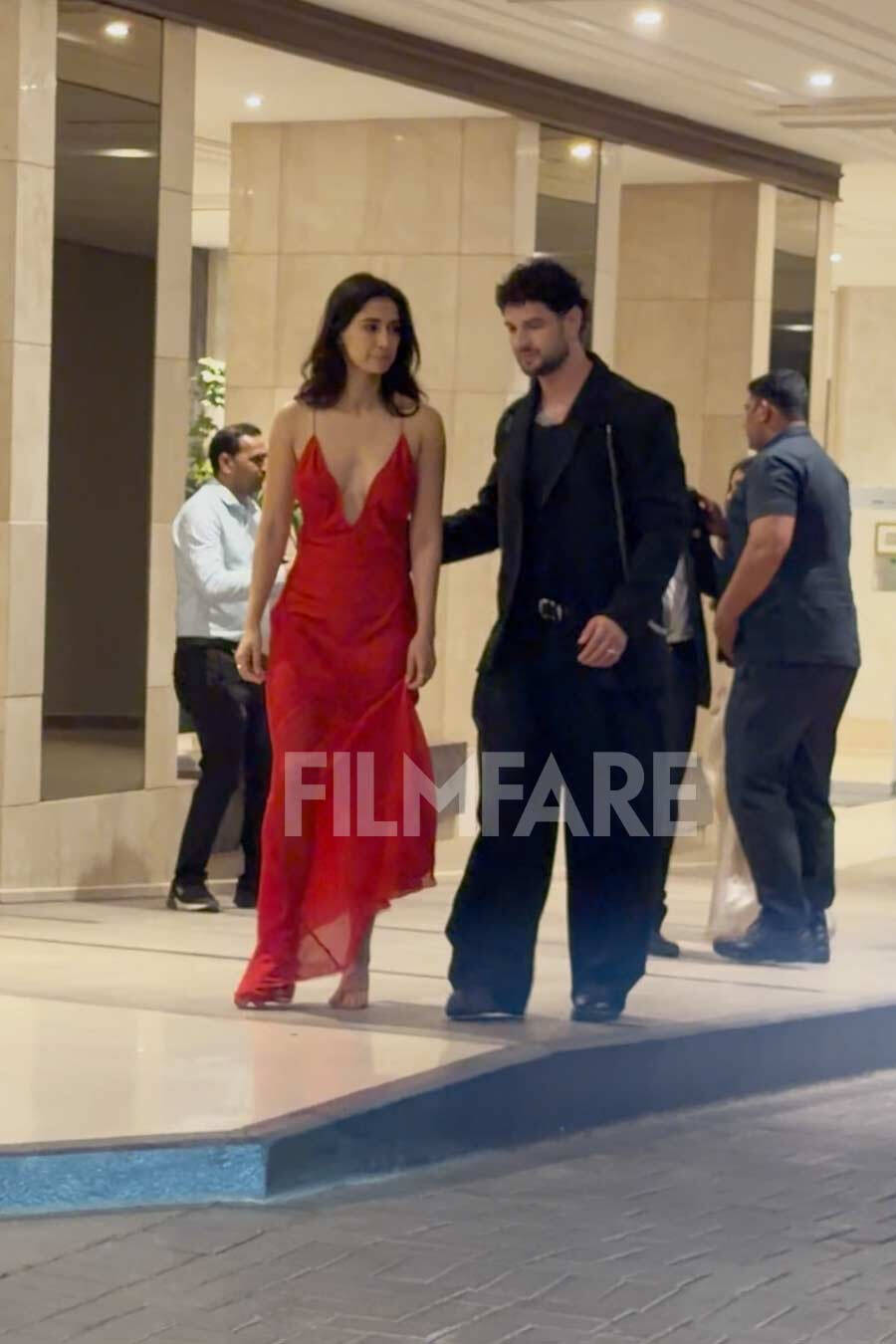 Pics: Disha Patani & Talwiinder avoid paparazzi as they attend Nupur ...