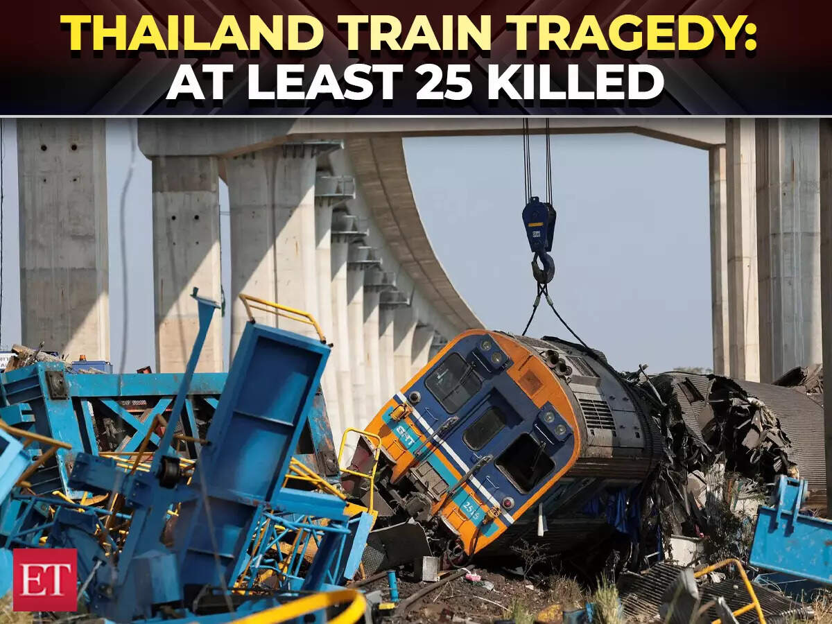 Thailand train tragedy: At least 25 killed, over 70 injured after crane ...