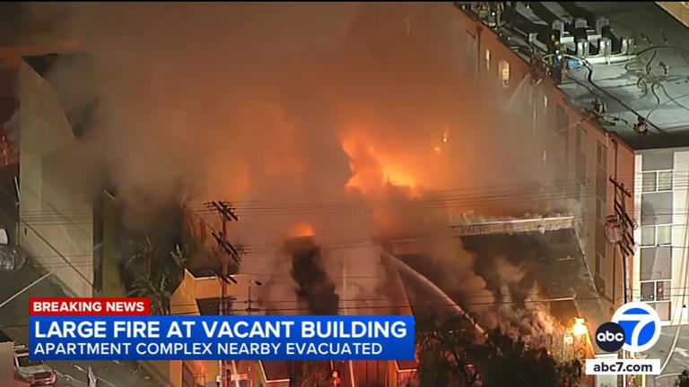 Dozens displaced from North Hills apartment complex after large fire at ...