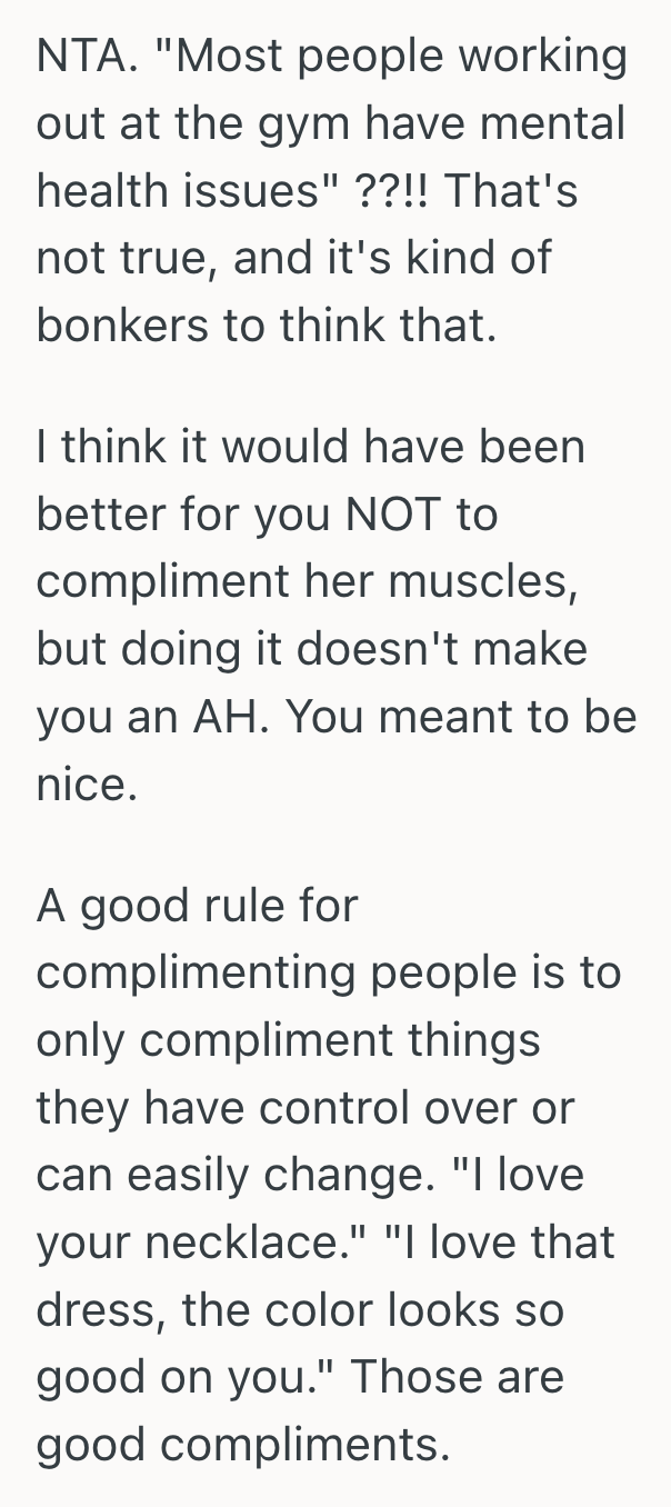 Patient complimented a nurse’s muscles, so the nurse launched into an ...