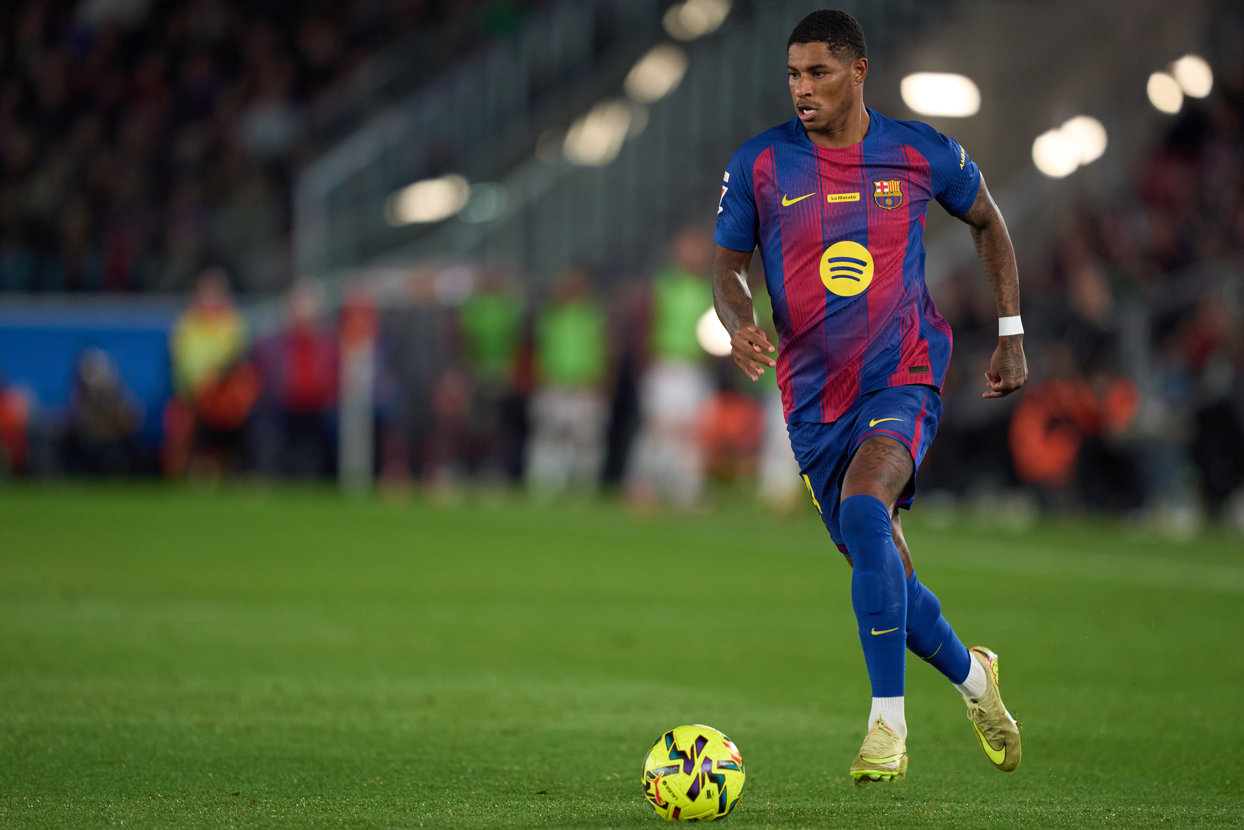 How will Barcelona line up against Racing Santander in the Copa del Rey ...