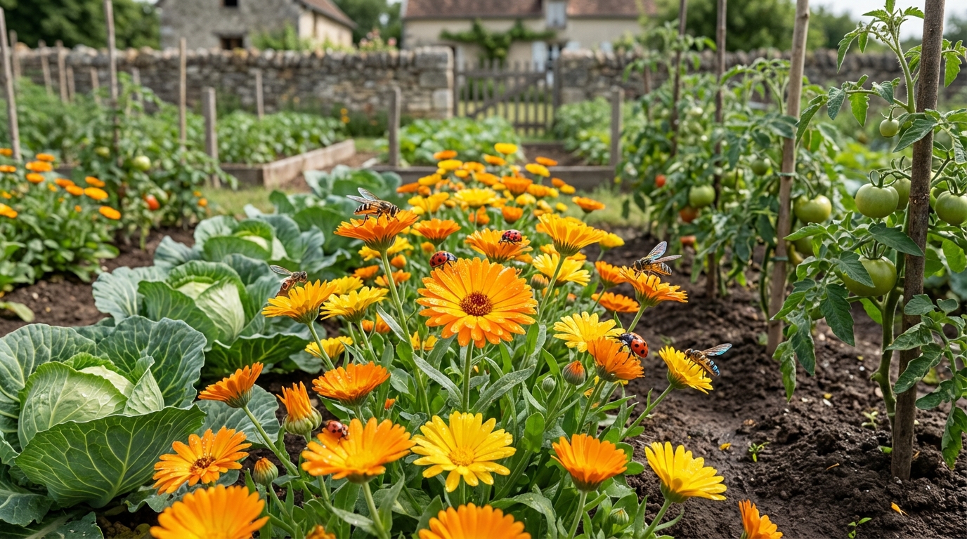 Cette fleur comestible protège votre potager mieux qu'un insecticide ...
