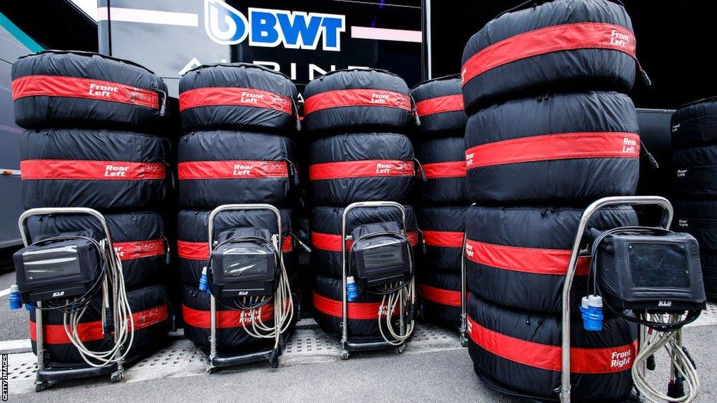 Why do Formula 1 tyres have blankets?