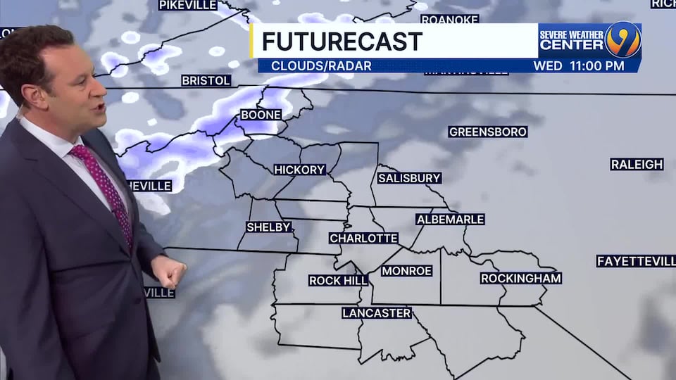 Wednesday morning's forecast with meteorologist Keith Monday