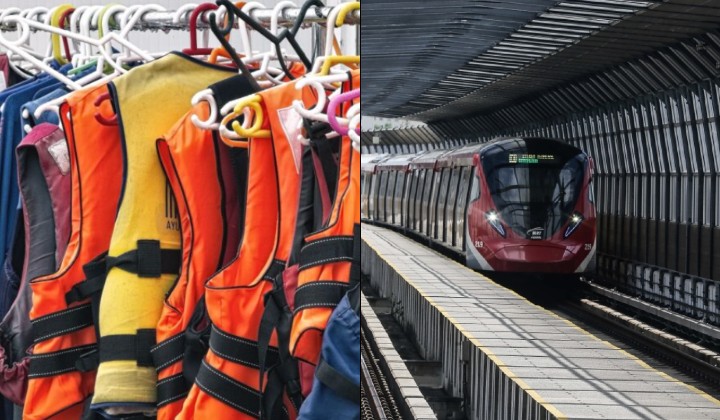Woman wears life jacket on MRT, internet throws photographer overboard