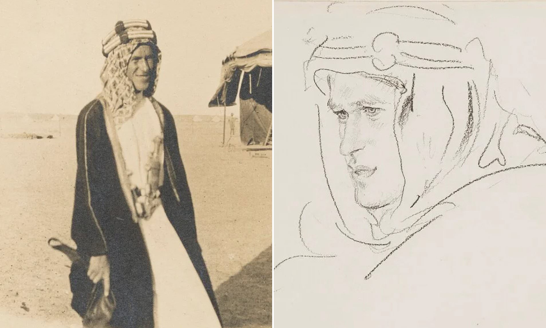 Lawrence of Arabia pictures given trigger warning by National Portrait ...
