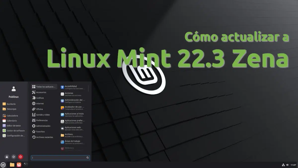 Cómo actualizar a Linux Mint 22.3
