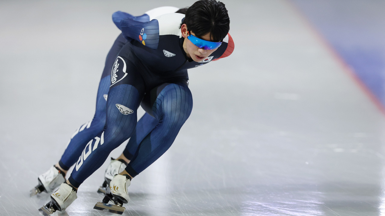 세 번째 올림픽 나서는 빙속 정재원, 동계체전 1,500m 신기록