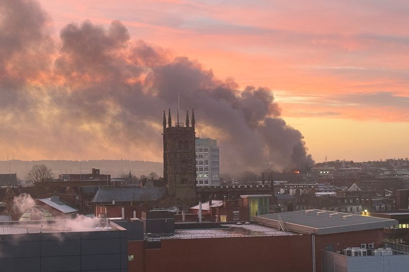 Major toxic incident as huge factory fire sends explosions across city
