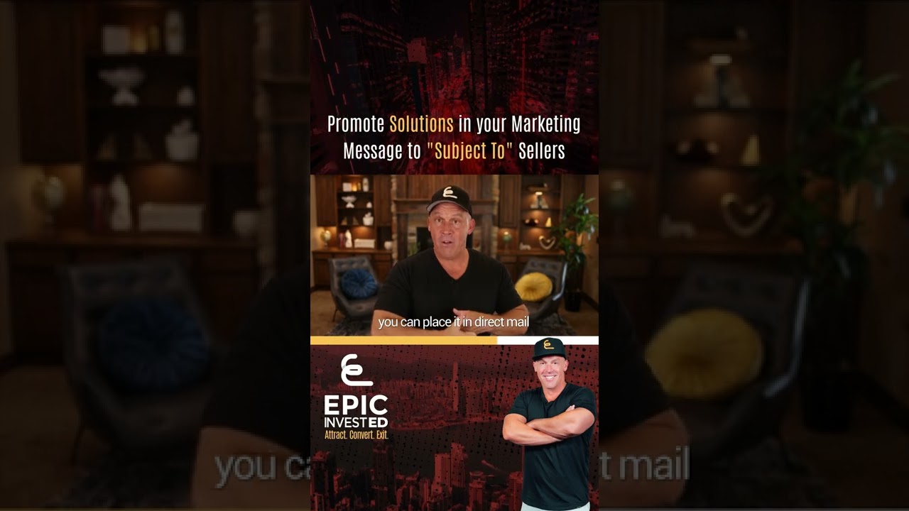 Promote solutions in your message to subject to sellers