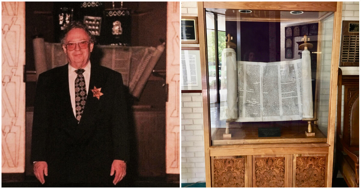 The Holocaust Torah that survived a Mississippi synagogue fire was ...