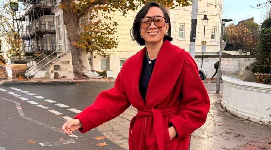 Fashion insiders agree – this red high street coat is the chicest way ...