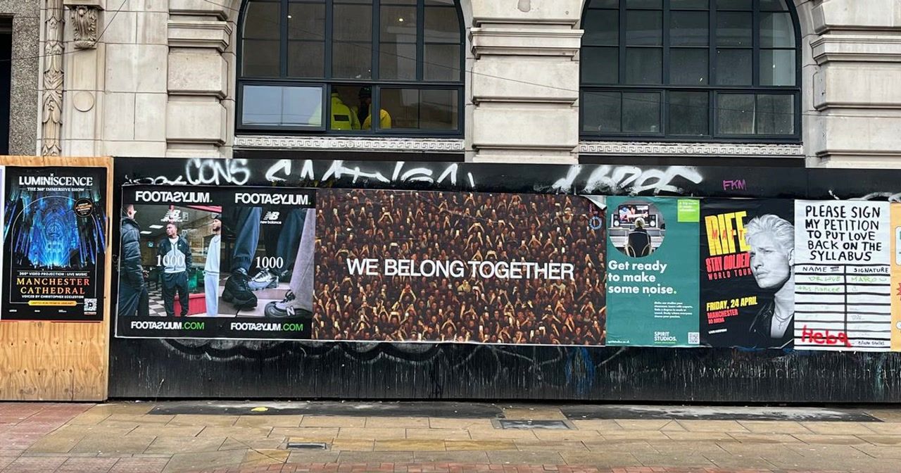 Harry Styles comeback teased by Manchester posters