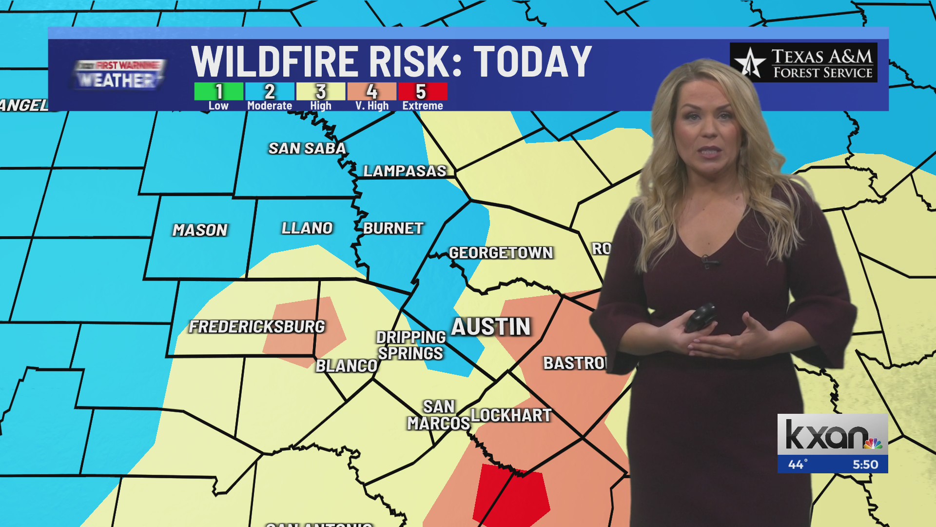 Fire danger, cedar expected to flare with today's wind | Jan 14 forecast