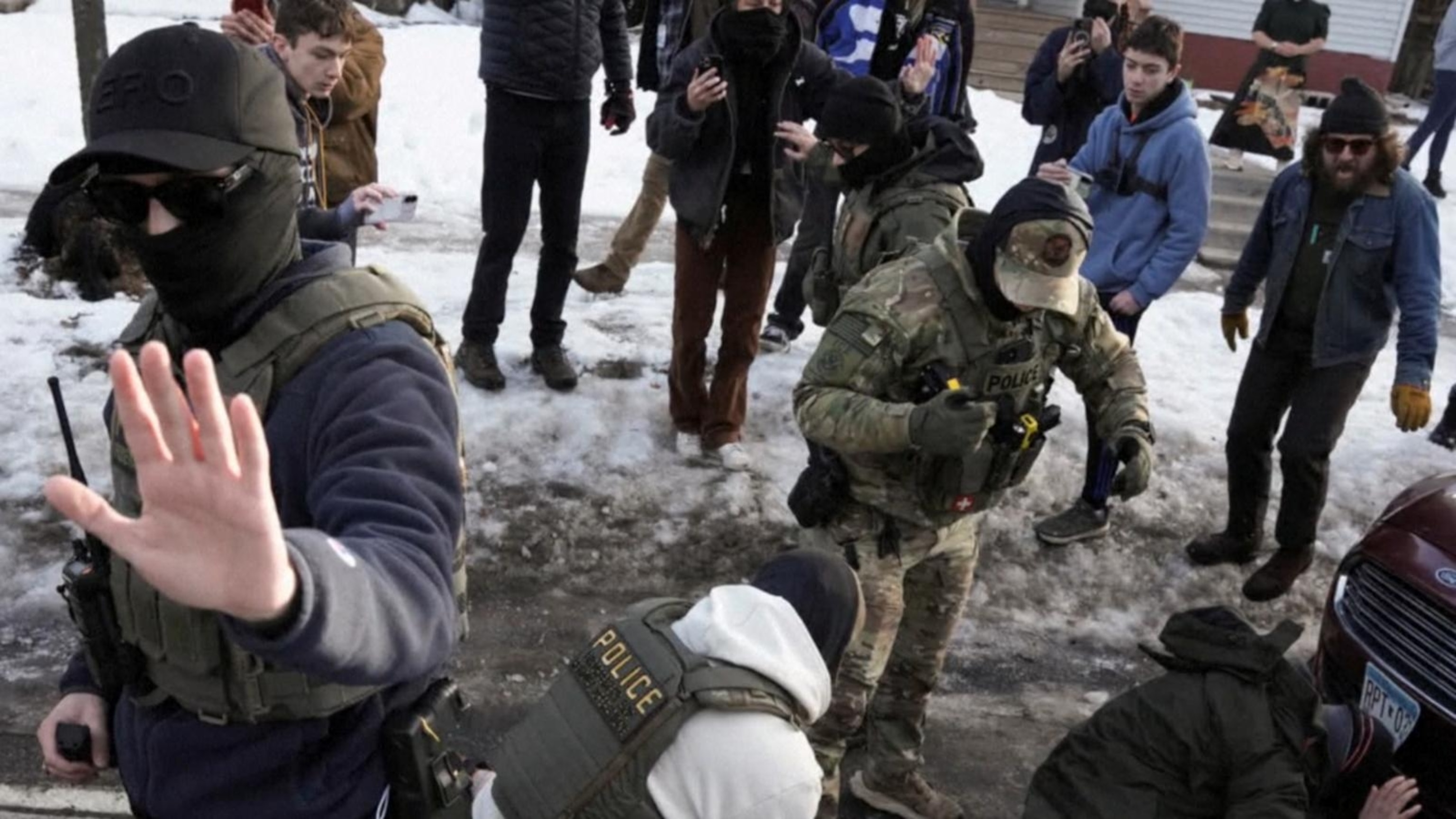 New clashes during anti-ICE protests in Minnesota