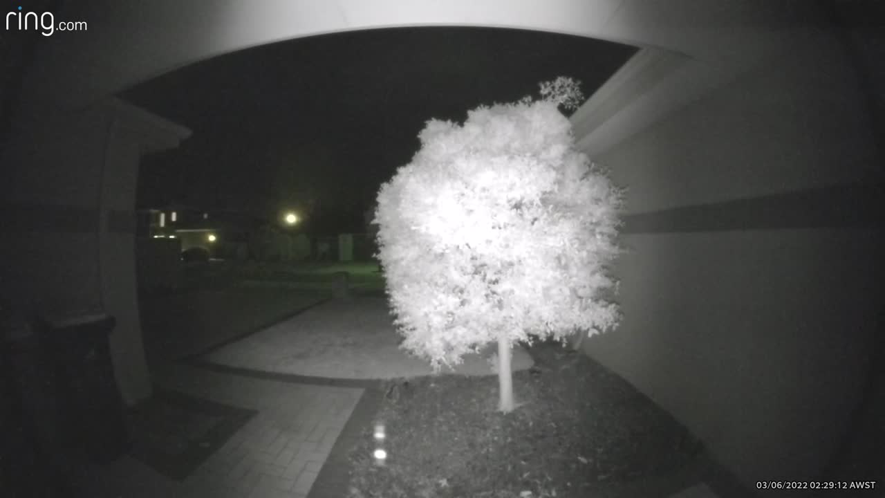 Strange light anomaly caught on Ring camera