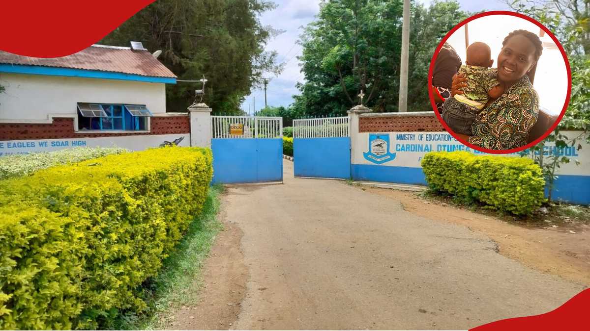 Heartwarming moment as kind teacher holds baby for tired mum admitting ...