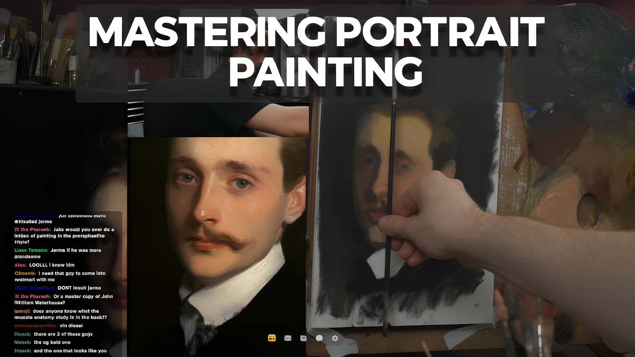 Painting a classical portrait with Sargent-inspired brushwork and ...