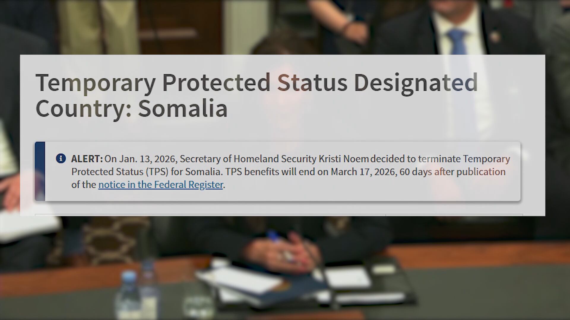 Somali community in Maine raises concerns over end of temporary ...