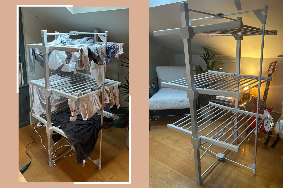 I swapped my tumble dryer for this heated clothes airer in my flat