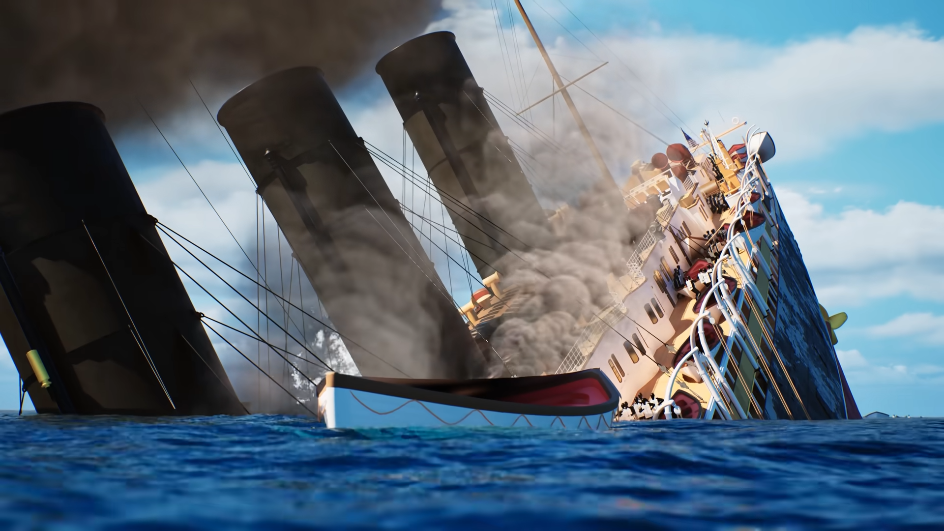 It was the height of a five-story building - then it fell